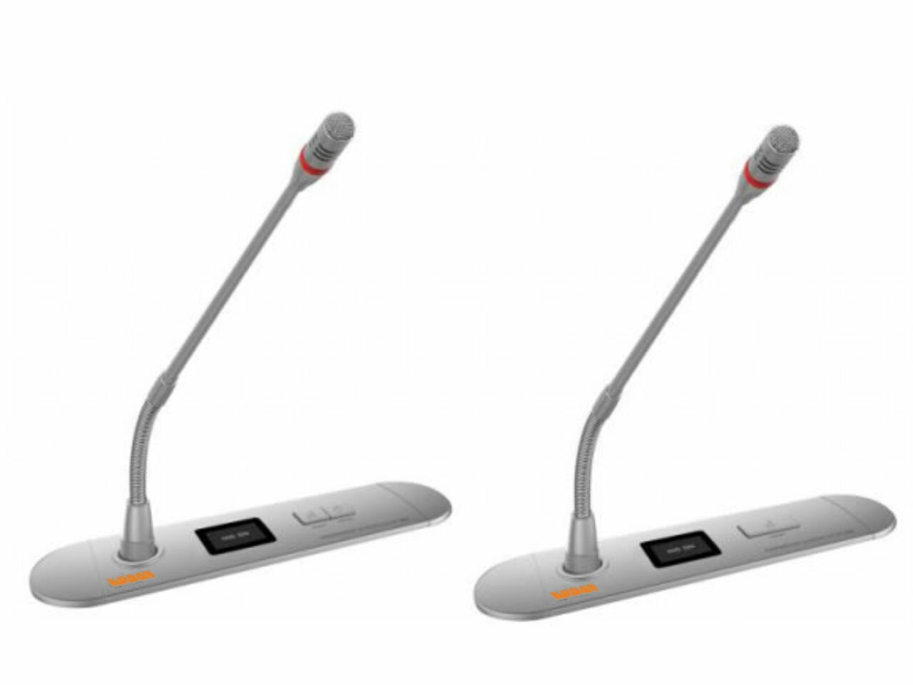 KONANlabs Врезной микрофонный пульт делегата, серебристый KCS-H191D/S