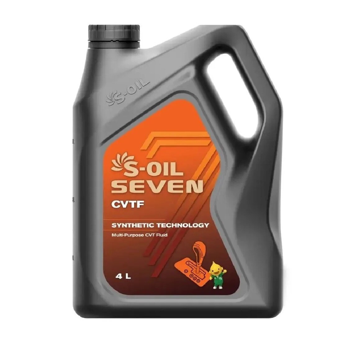 Масло трансмиссионное синтетическое для вариаторов S-OIL 7 CVTF, 4 литра канистра