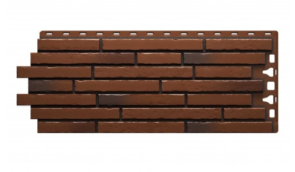 Docke Klinker Калахари (10 уп. / 41 м2 / 100 шт.) 998х406 мм, фасадные панели Деке