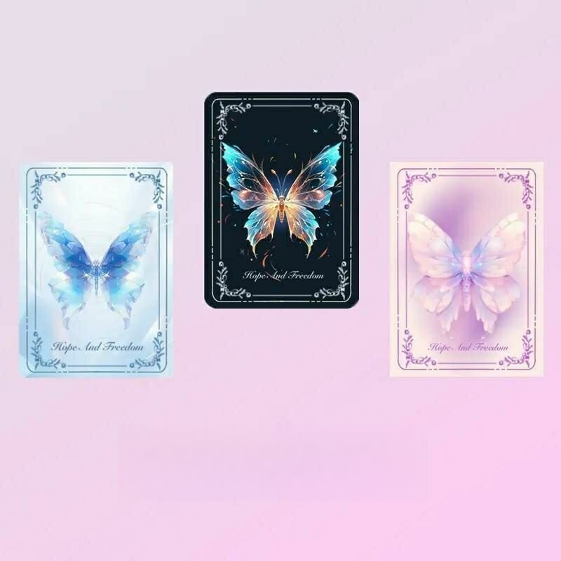 Закладка Лентикулярная открытка Butterfly Creative 1 штуки синий