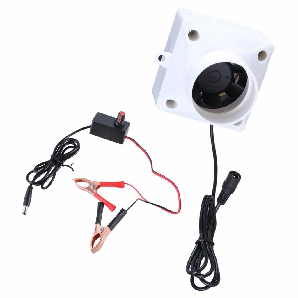 (1 комплект) вытяжной вентилятор 12 В 50 мм + линия переключения скорости зажима
