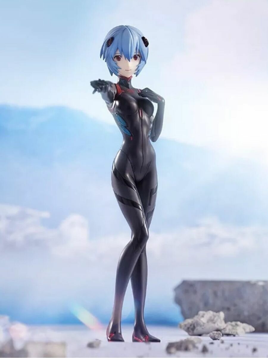 Аниме фигурка EVA Ayanami Rei combat uniform 20,5cm