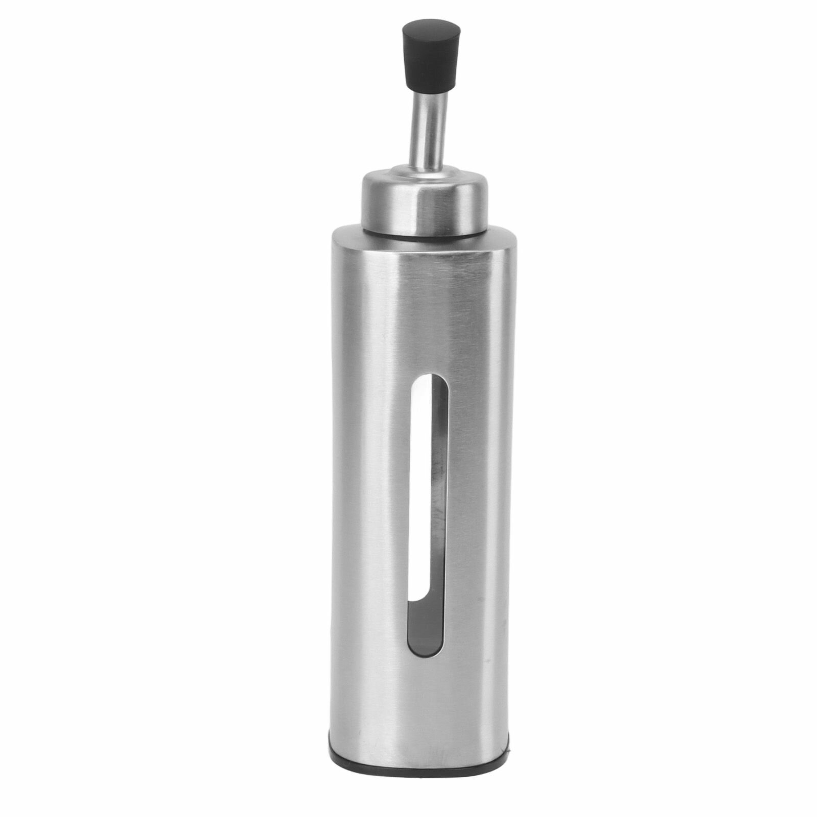 Бутылка-дозатор масла из нержавеющей стали на 220 мл, прямоугольный контейнер для соуса для оливкового масла, уксуса, соевого соуса, регулируемая насадка