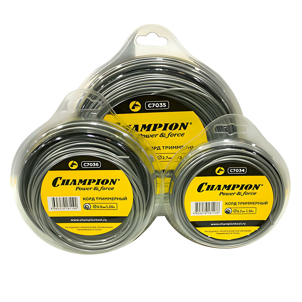 Корд 3.0 мм х 28 м (круглый) Aluminium CHAMPION С7036