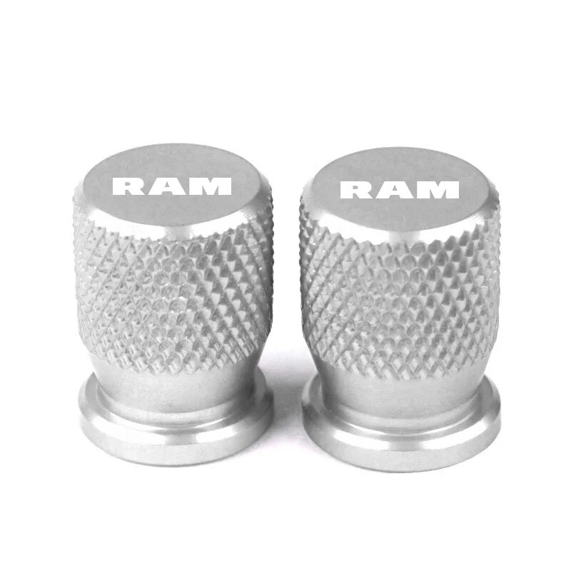 Колпачки клапанов автомобильных шин, 4 шт, алюминиевая лампа ЧПУ для Dodge Ram 1500 2500 3500, аксессуары для стайлинга автомобилей Ram sliver 4pcs
