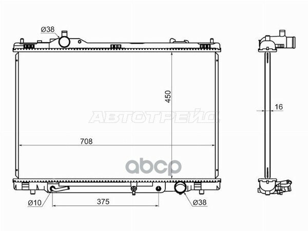 Радиатор Lexus LS 06-17 Sat арт. TY0007-07