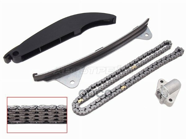 Комплект замены цепи ГРМ HYUNDAI ELANTRA/IX35/I40/SONATA 11-/CERATO/SPORTAGE 14- 1,8/2,0 G4NBB/G4NA Sat арт. TK-HY031-A