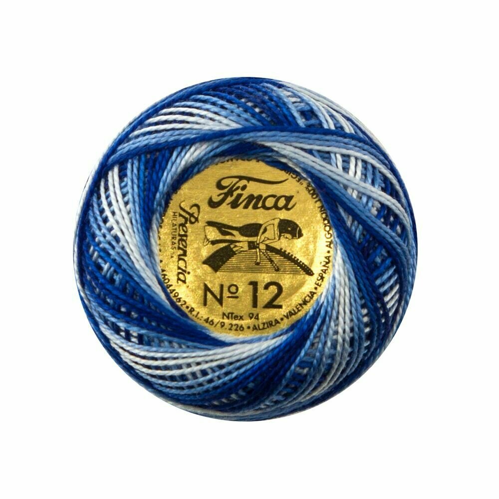 Мулине PRESENCIA HILATURAS "Finca Perle", Жемчужное, №12, мультиколорный цвет 9705, 1 моток