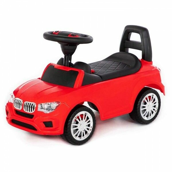 Каталка-автомобиль Полесье "SuperCar", №5, звук, красная (84583)