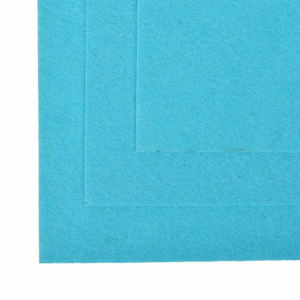 Фетр Magic 4 Hobby листовой жесткий 1 мм 20х30 см, упаковка 10 листов цвет 615 голубой