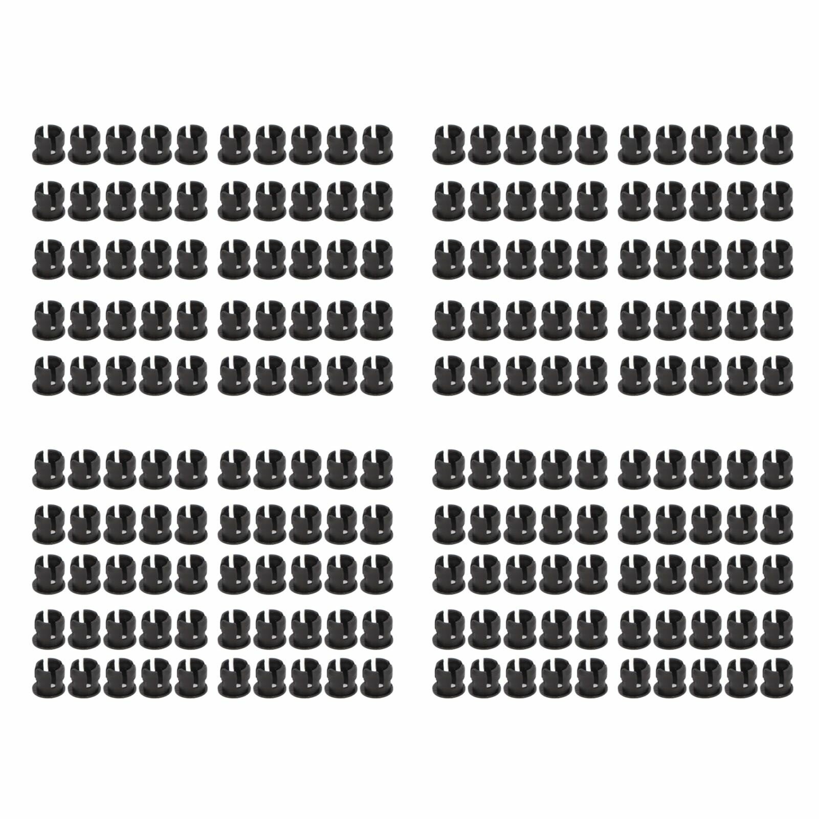 Пластиковый рассеиватель для светодиода 5мм, черный (200 шт.)