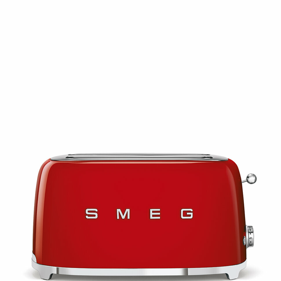 Тостер SMEG TSF02RDEU, красного цвета, механическое управление