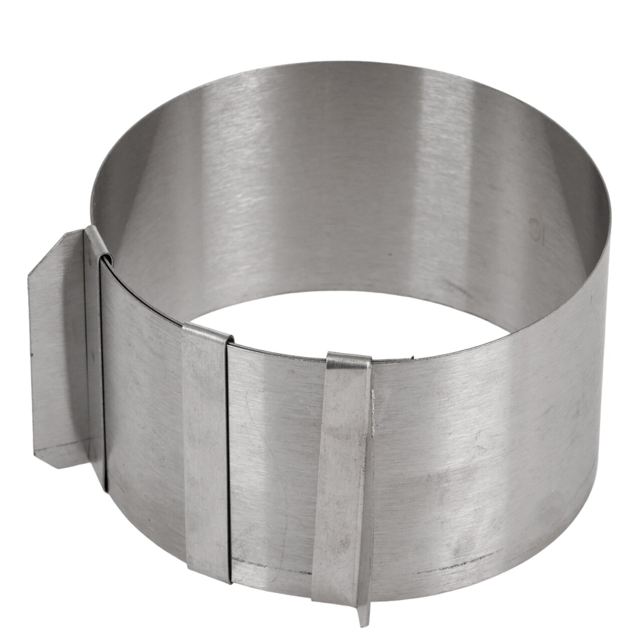 Мультидом Круглая регулируемая кулинарная форма 6-10 см нерж. сталь для выпечки