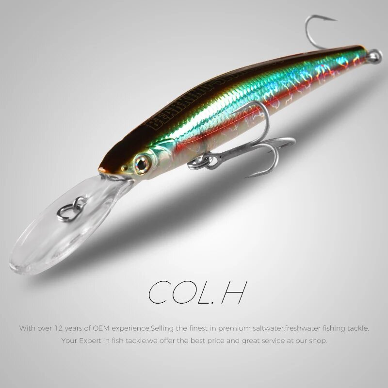 Блесна BearKing Гольян 120 мм 22 г H