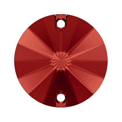 Страз 3200-ST95 цветной 10 мм кристалл в пакете красный Light Siam 227 для украшения одежды