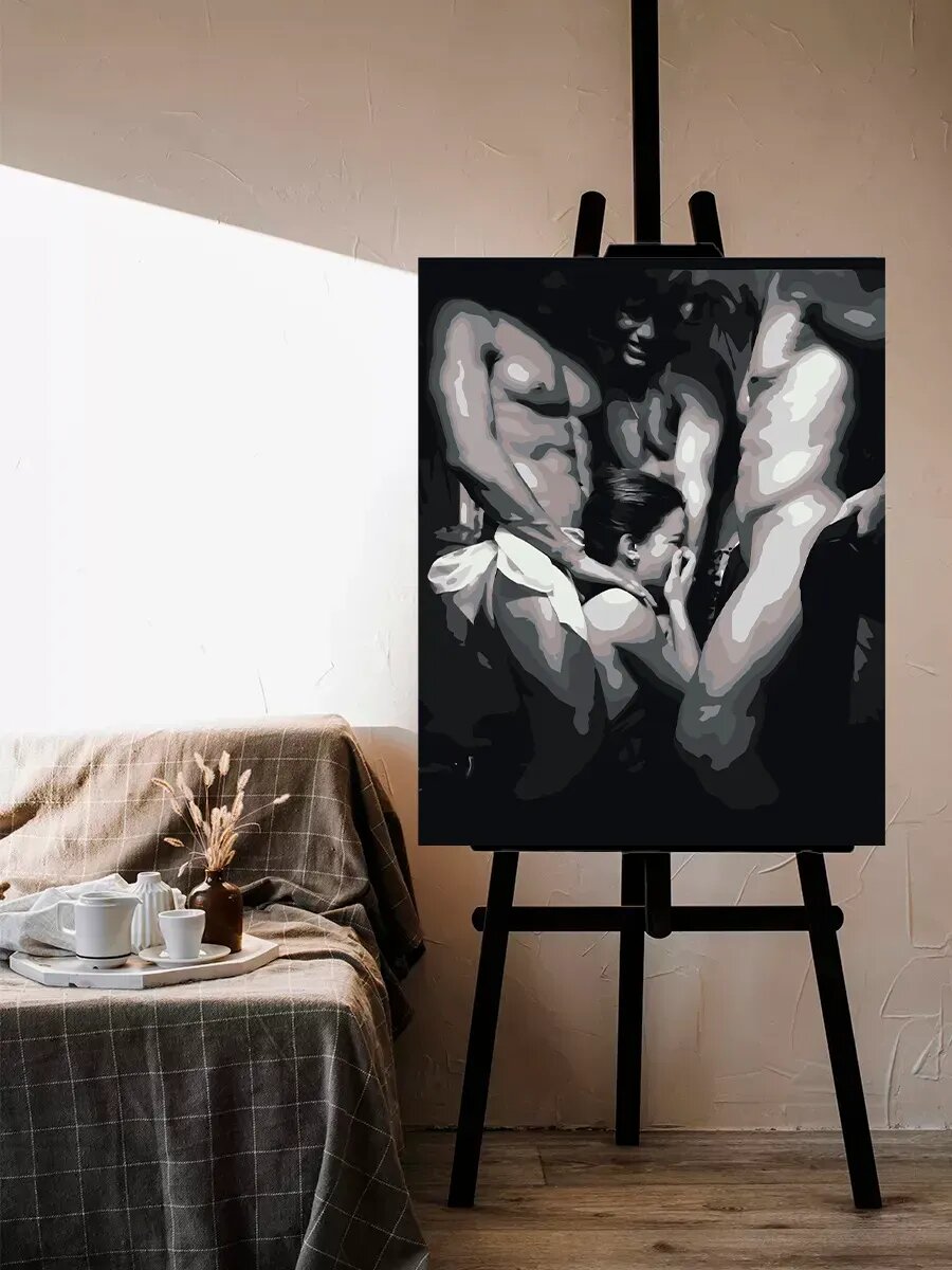 Картина по номерам Эротика Соблазн Влечение Страсть Любовь