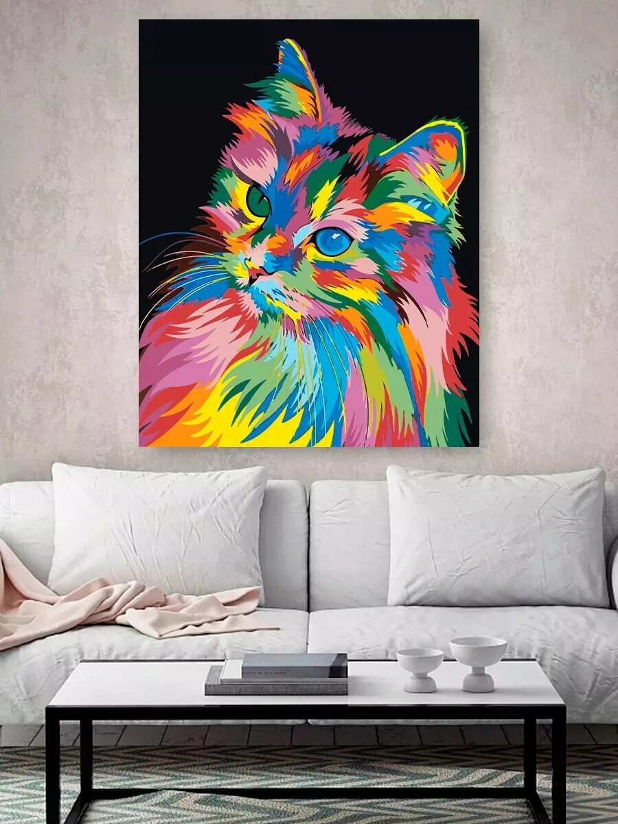 Картина по номерам Кот