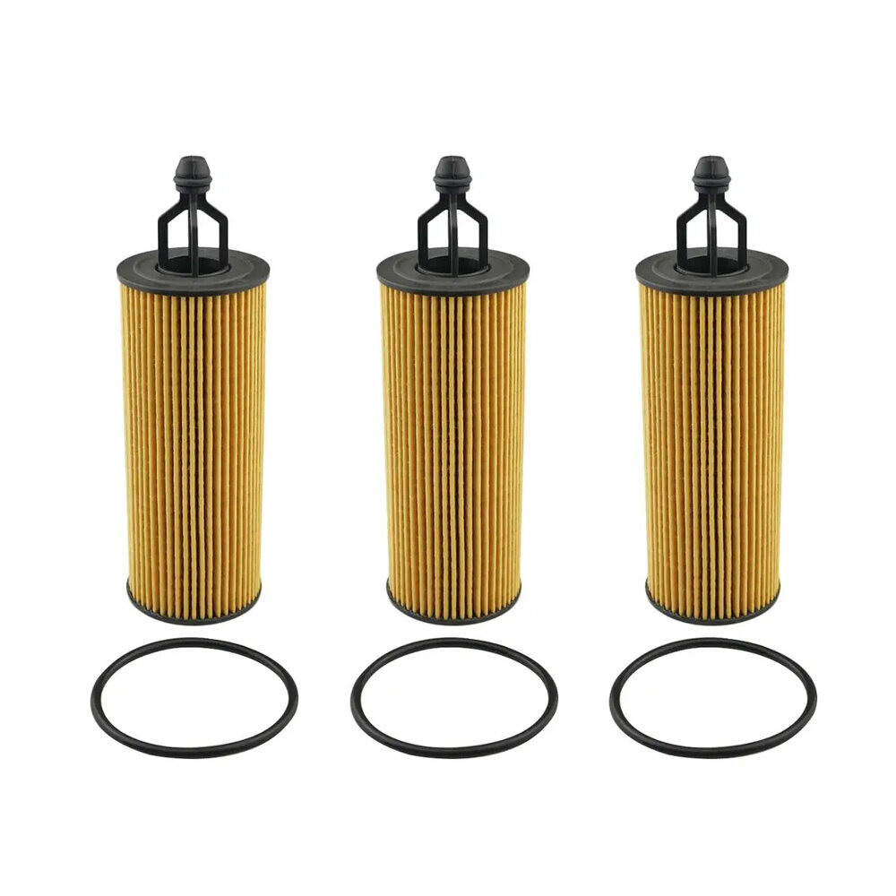 3 × Масляный Фильтр 68191349AC 68191349AB для Dodge CHRYSLER JEEP RAM 14-22 3.2L 3.6L