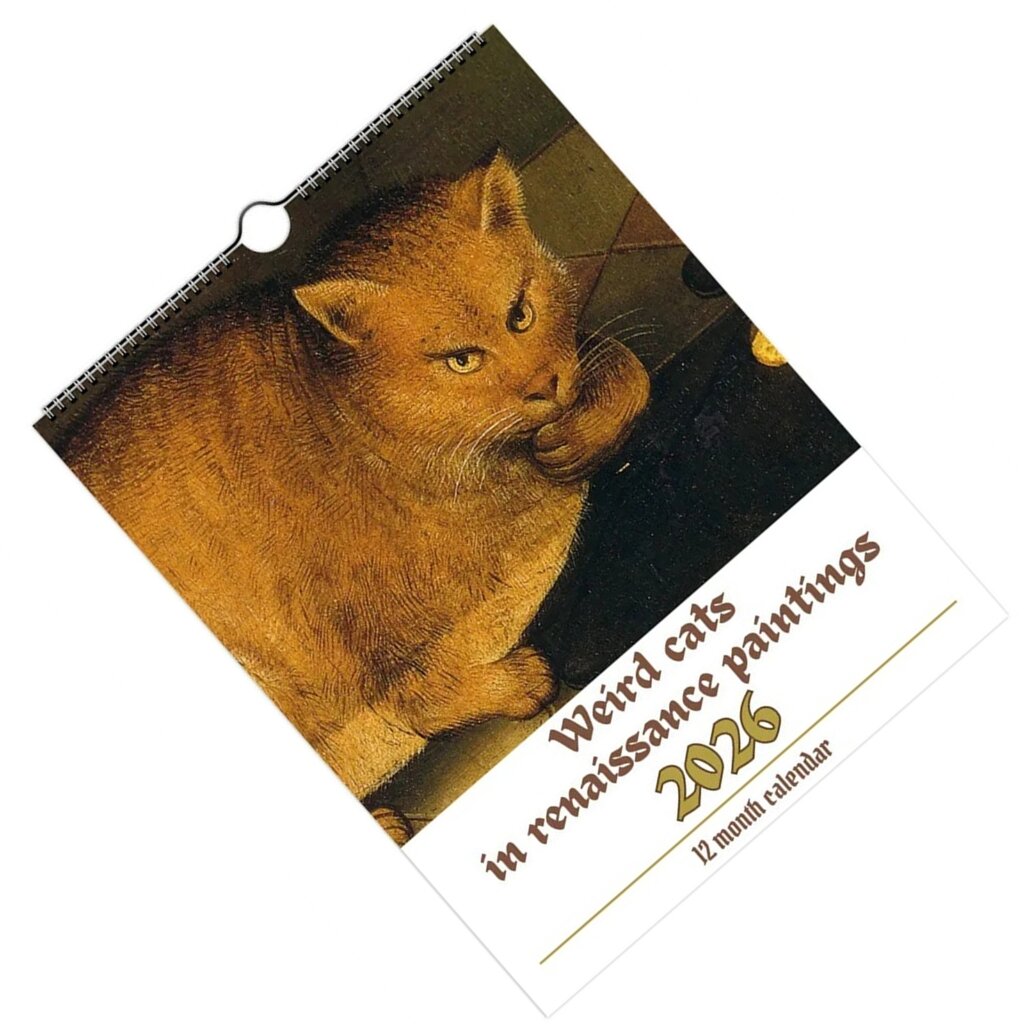 2026 Английский календарь с красочными иллюстрациями