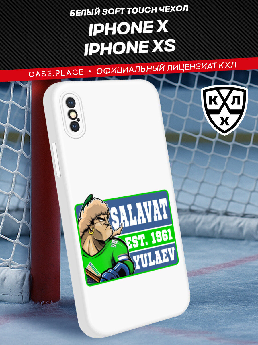 Чехол на Apple iPhone X/XS / Айфон X/XS с принтом "Талисман Салават Юлаев"