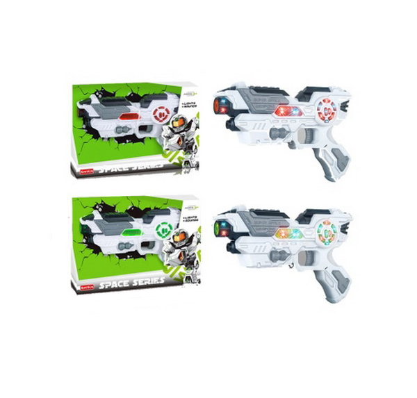 Бластер "SPACE SERIES" со световыми и звуковыми эффектами (в асс) Junfa KT118-9