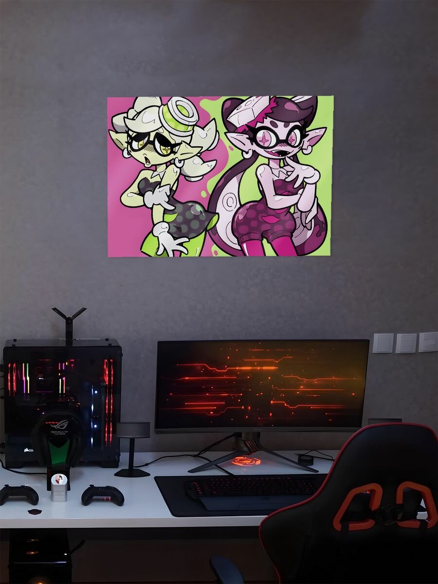 Постеры Splatoon Постеры интерьерные Постеры игры — фото 1