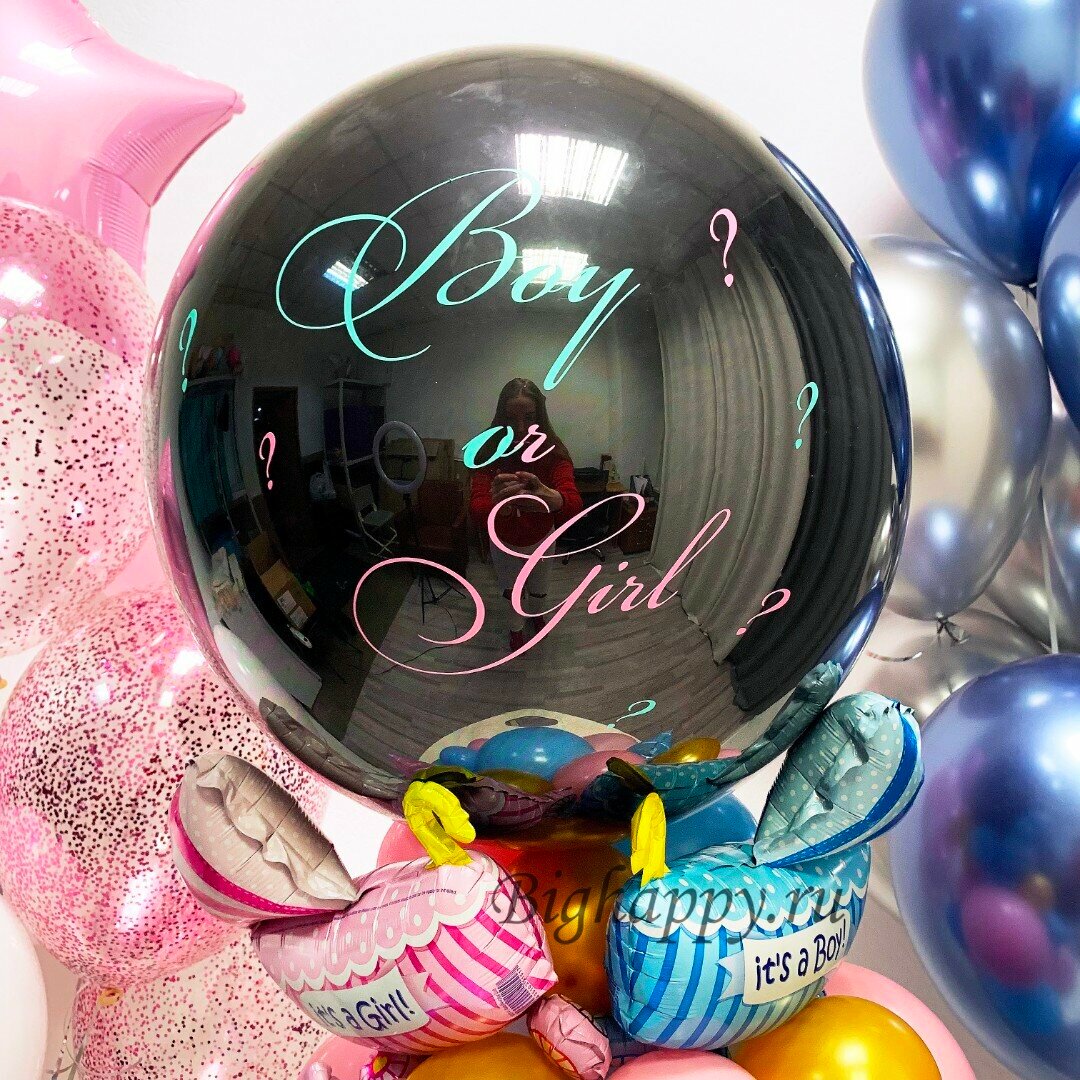 Шар-сюрприз "Мальчик или Девочка?"