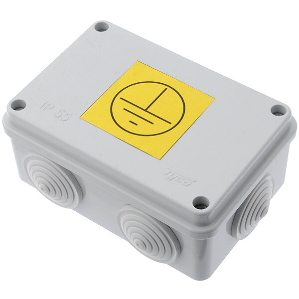 Коробка уравнивания потенциалов 80х120х50мм для откр. устан. шина 10/12 зажимов 150А (3 шт. в наборе)