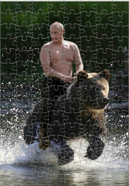 Пазл с Путиным №1,