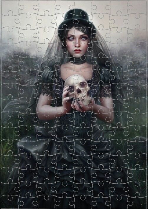 Пазл пазлы по теме Готика, Gothic №2, А4