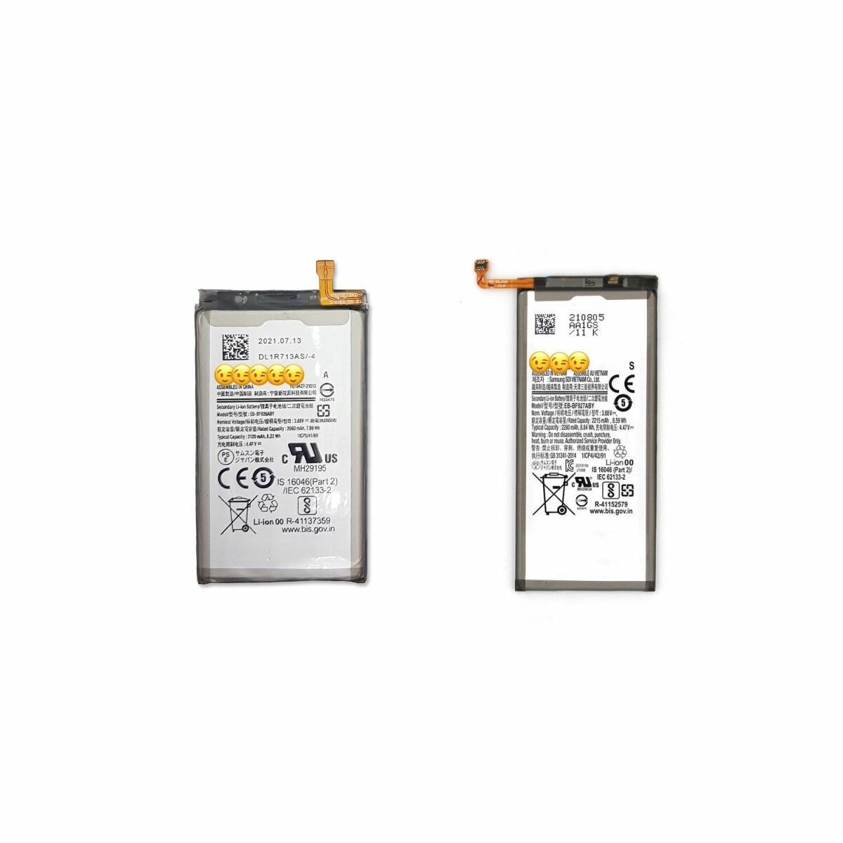 Комплект аккумуляторов для Samsung Galaxy Z Fold 3 SM-F926 — запасная часть для ремонта смартфона
