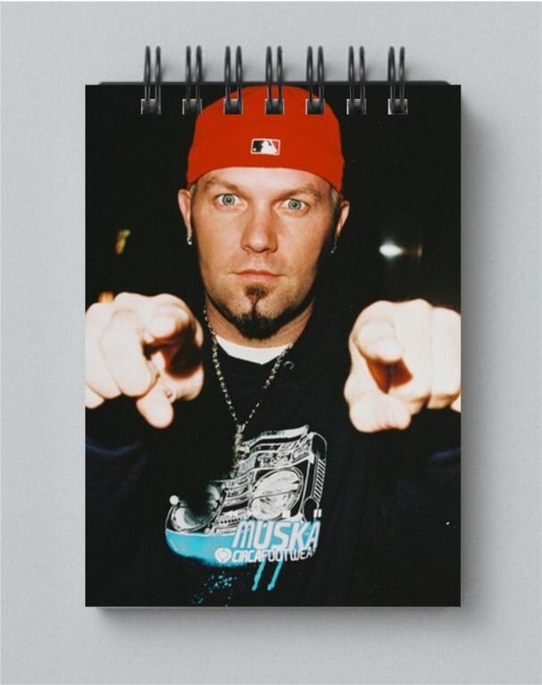 Блокнот Limp Bizkit, Лимп Бизкит №9, Размер А5, 15 на 21 см