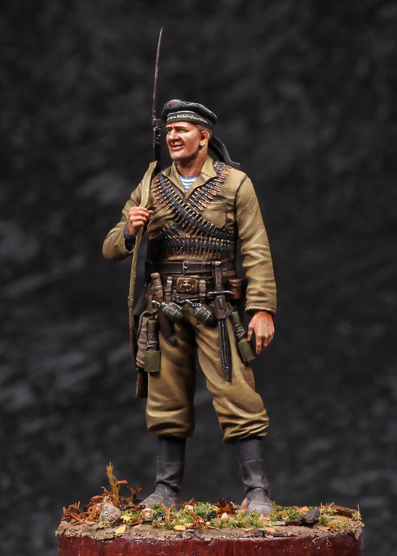 1601SOGA Командир взвода разведки 2-й бригады морской пехоты КБФ. 1941 г
