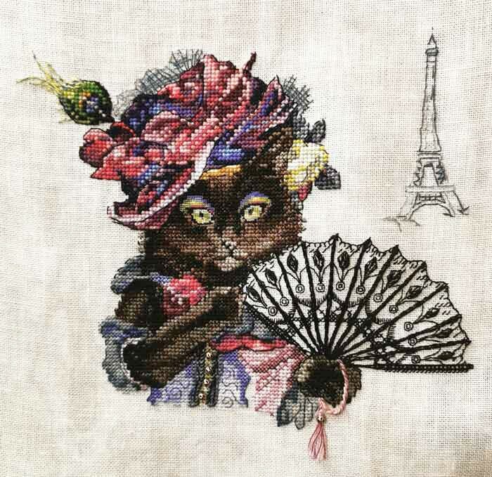 Набор для вышивания Nimue #203 K Matoomuch (Слишком), Счетный крест, 19 х 20 см