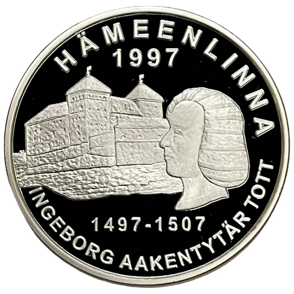 Финляндия 20 евро 1997 г. (Хямеэнлинна) (Proof)