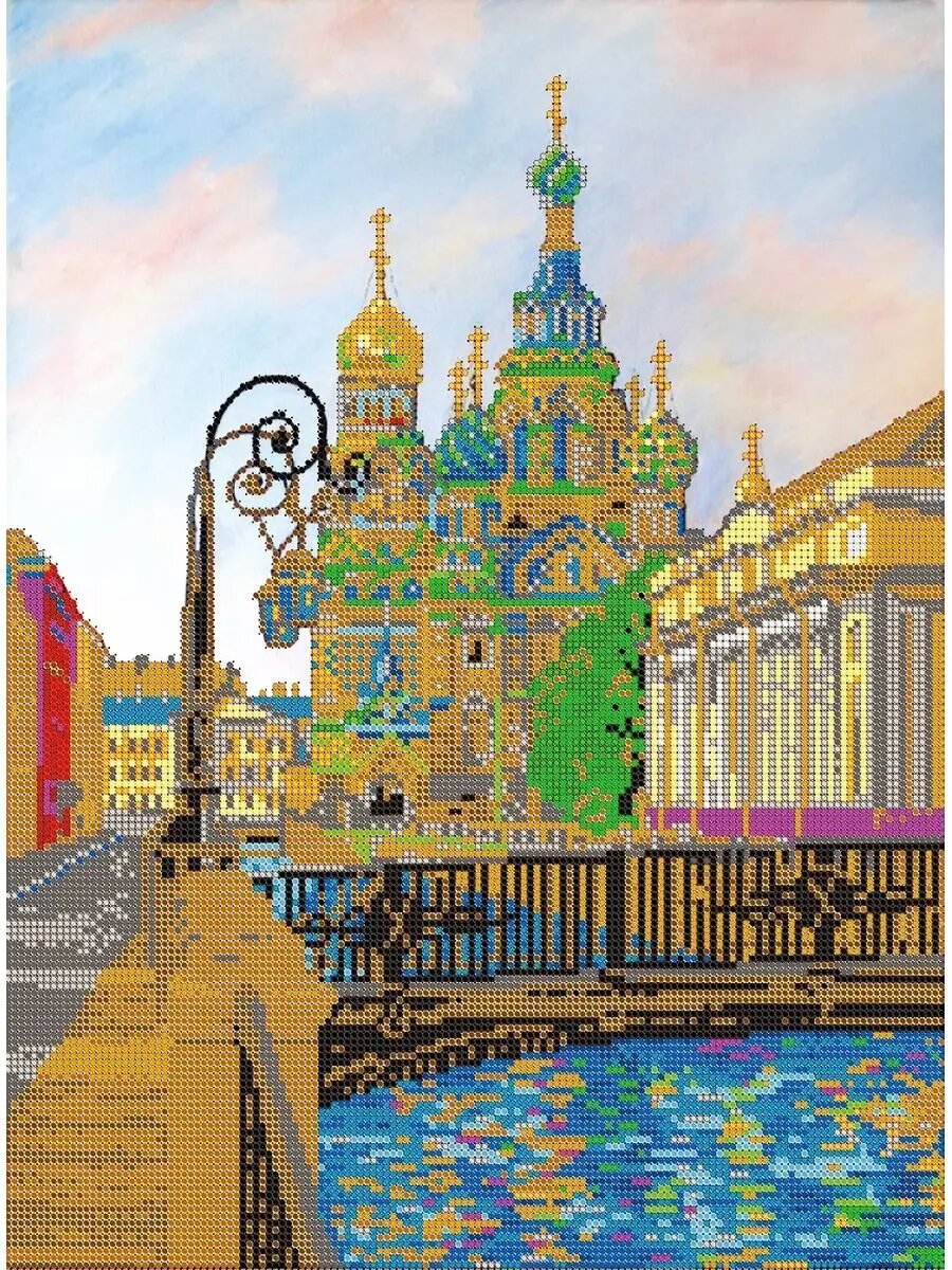 Алмазная мозаика картина 43.5*55 см