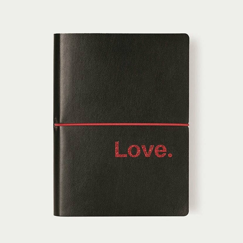 Emotions Black Lined Ежедневник