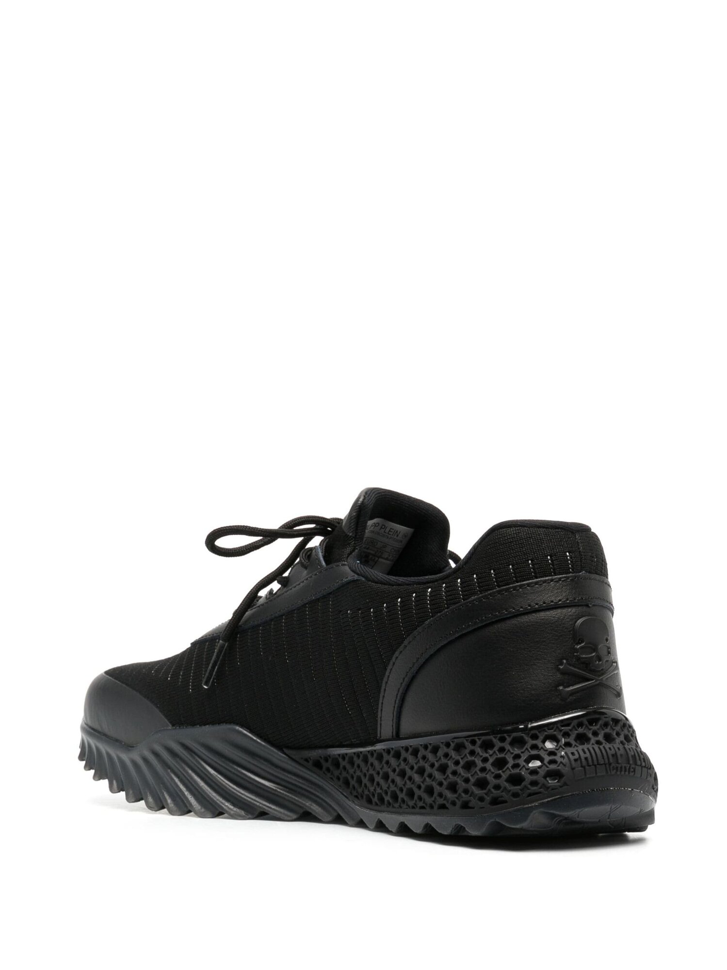 Кроссовки PHILIPP PLEIN Runner Hexagon, размер 40, black/black — фото 1