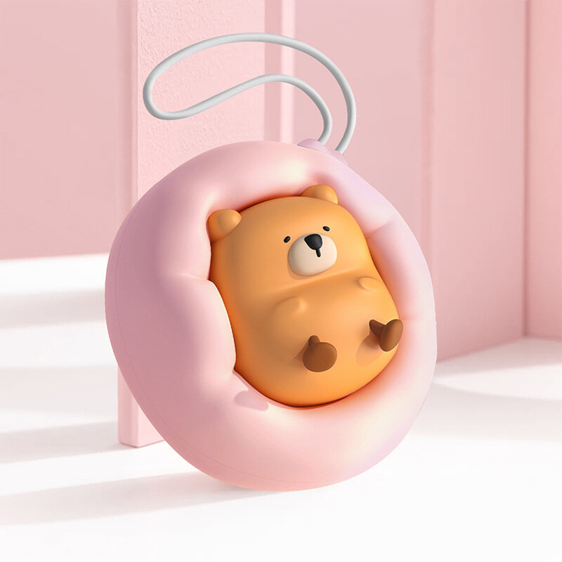 Грелка для рук 2023 Новая модель Ручная грелка Зимняя перезаряжаемая портативная мини-грелка для студентов с мультяшным дизайном