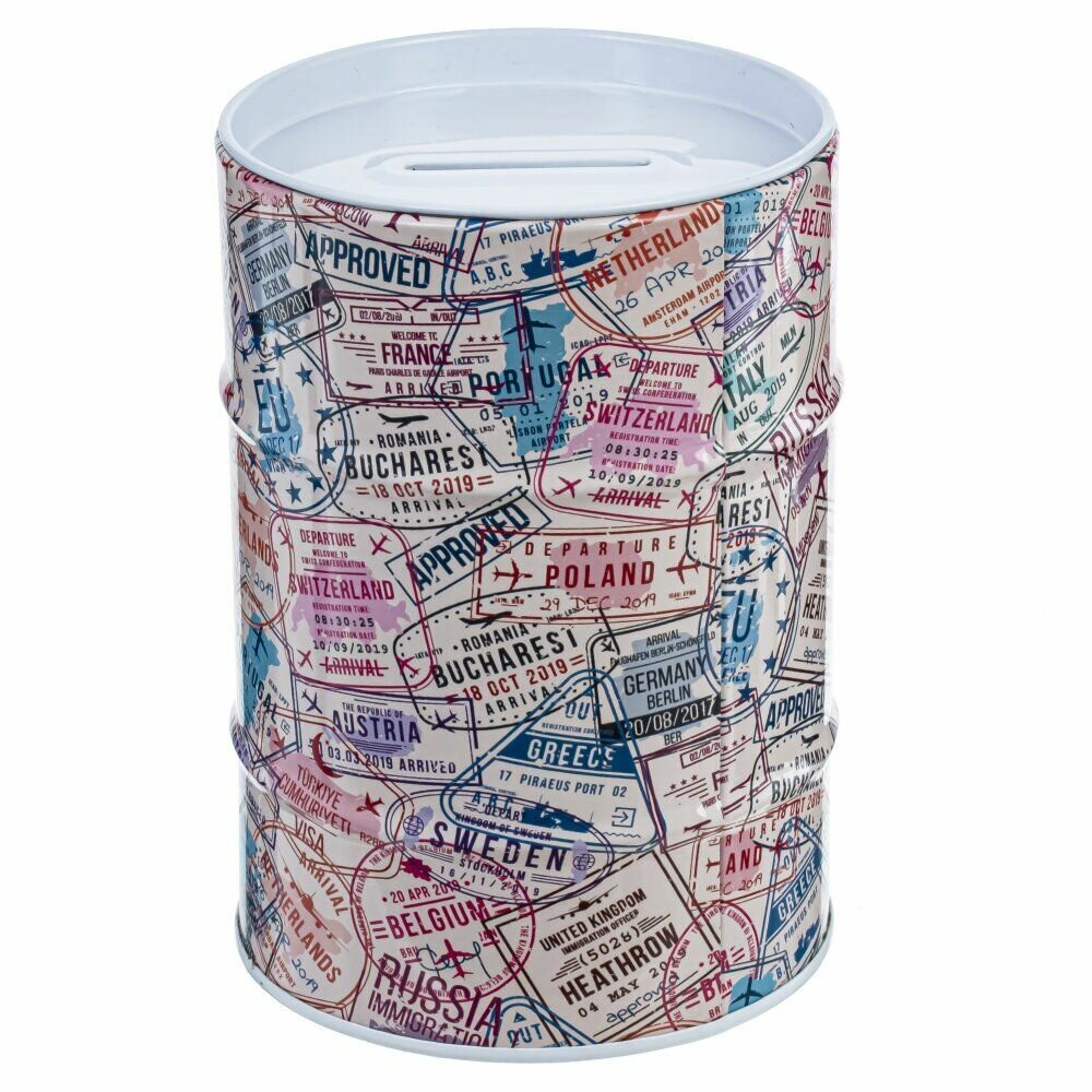 Копилка "Путешествия", 8х8х12 см