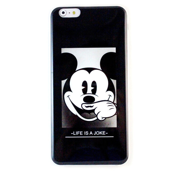 Дизайнерский силиконовый чехол (Mickey Life is a Joke) для Apple iPhone 6 Plus