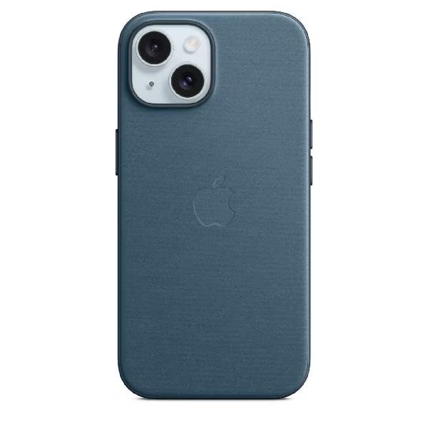 Чехол Apple iPhone 15 Plus MT4D3 with MagSafe Pacific Blue FineWoven