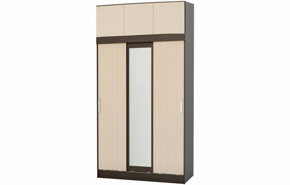 Шкаф купе Б Венге с антресолью 1,3м.