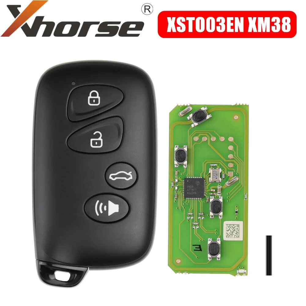 Универсальный смарт-ключ XHORSE XSTO03EN XM38 для Toyota, 4 кнопки