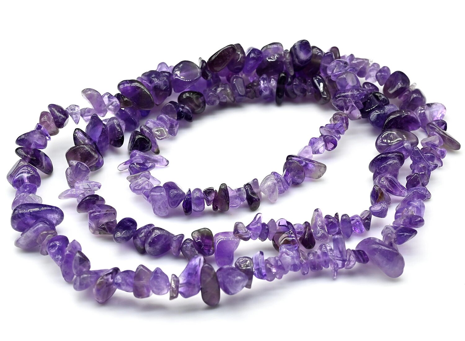 Бусы, аметист