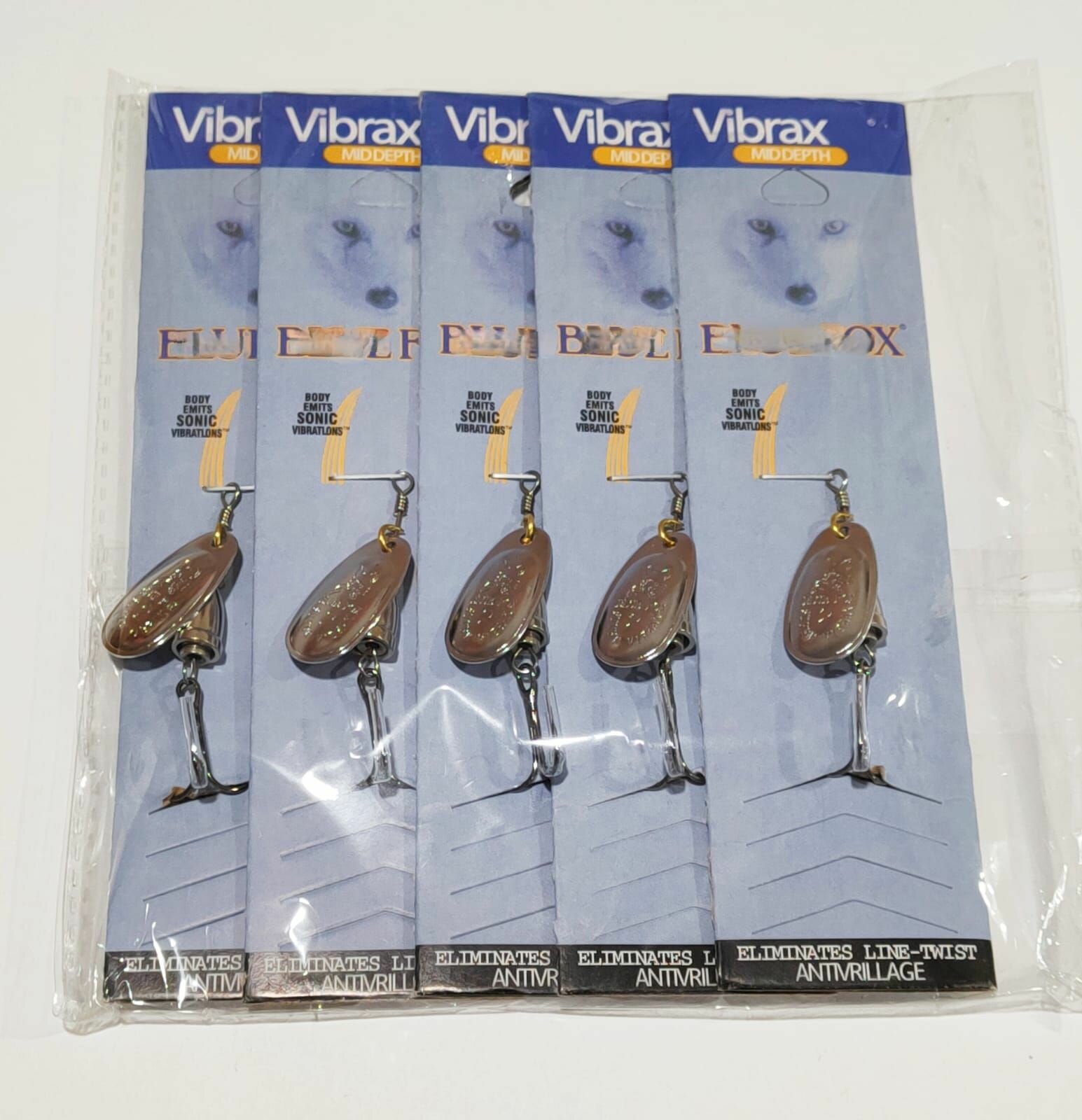 Набо блёсен вертушек # 2,3,3,4,5 из 5шт.