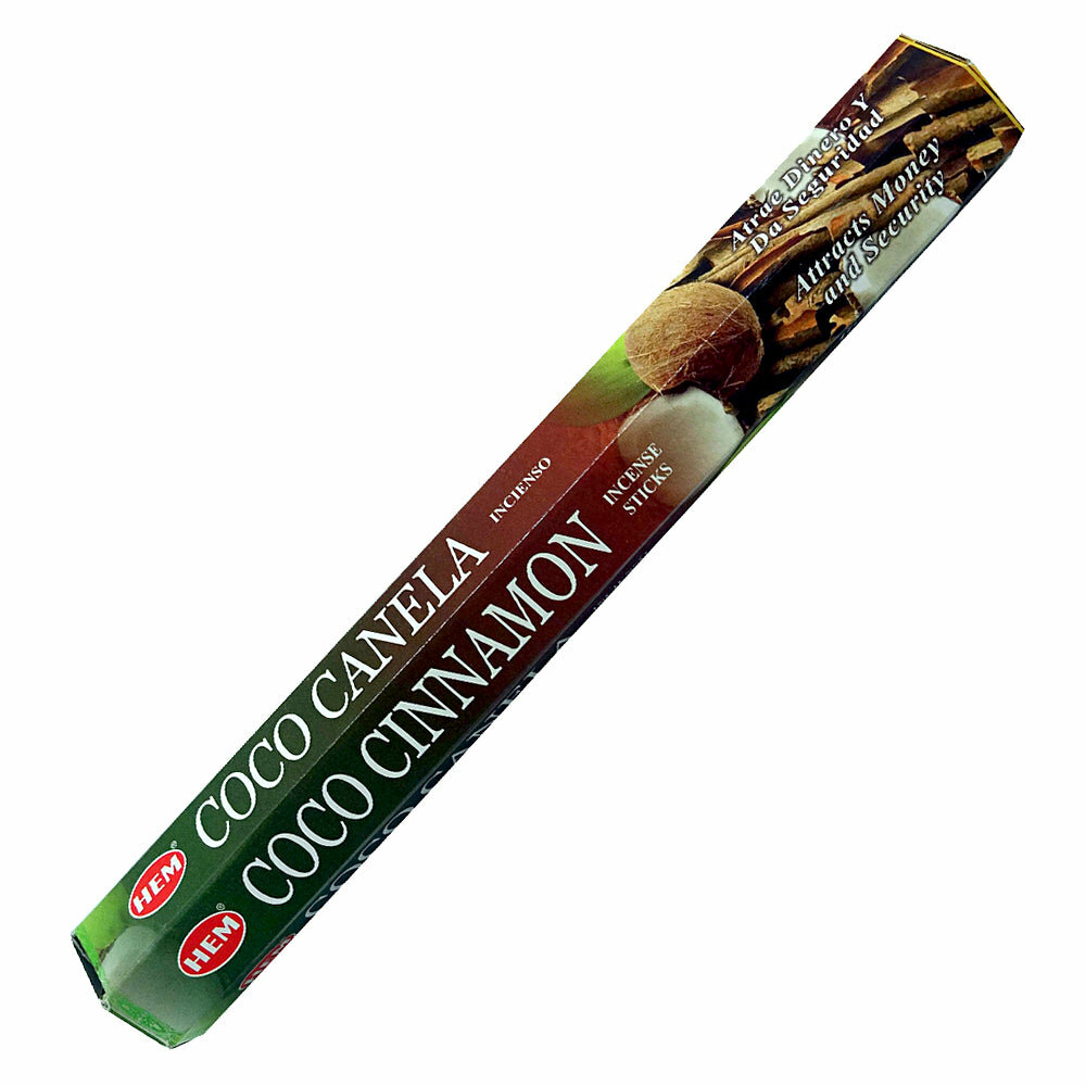 Hem Incense Sticks COCO CINNAMON (Благовония кокос корица, Хем), уп. 20 палочек.
