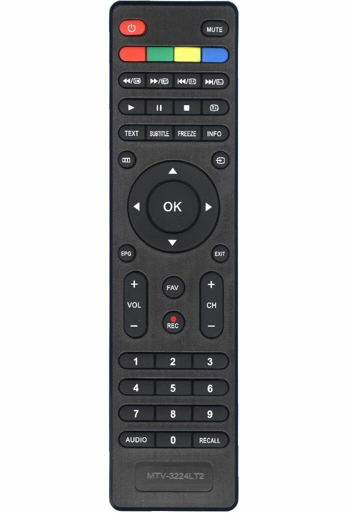 Пульт MTV-3224LT2 REC для телевизора Mystery, Soundmax, National, Blaupunkt