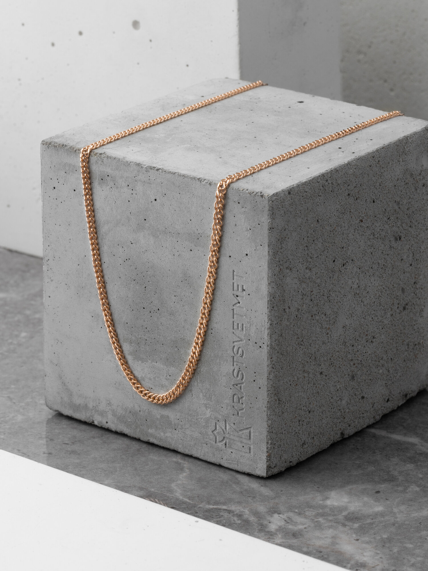 Цепь красное золото, 585 проба