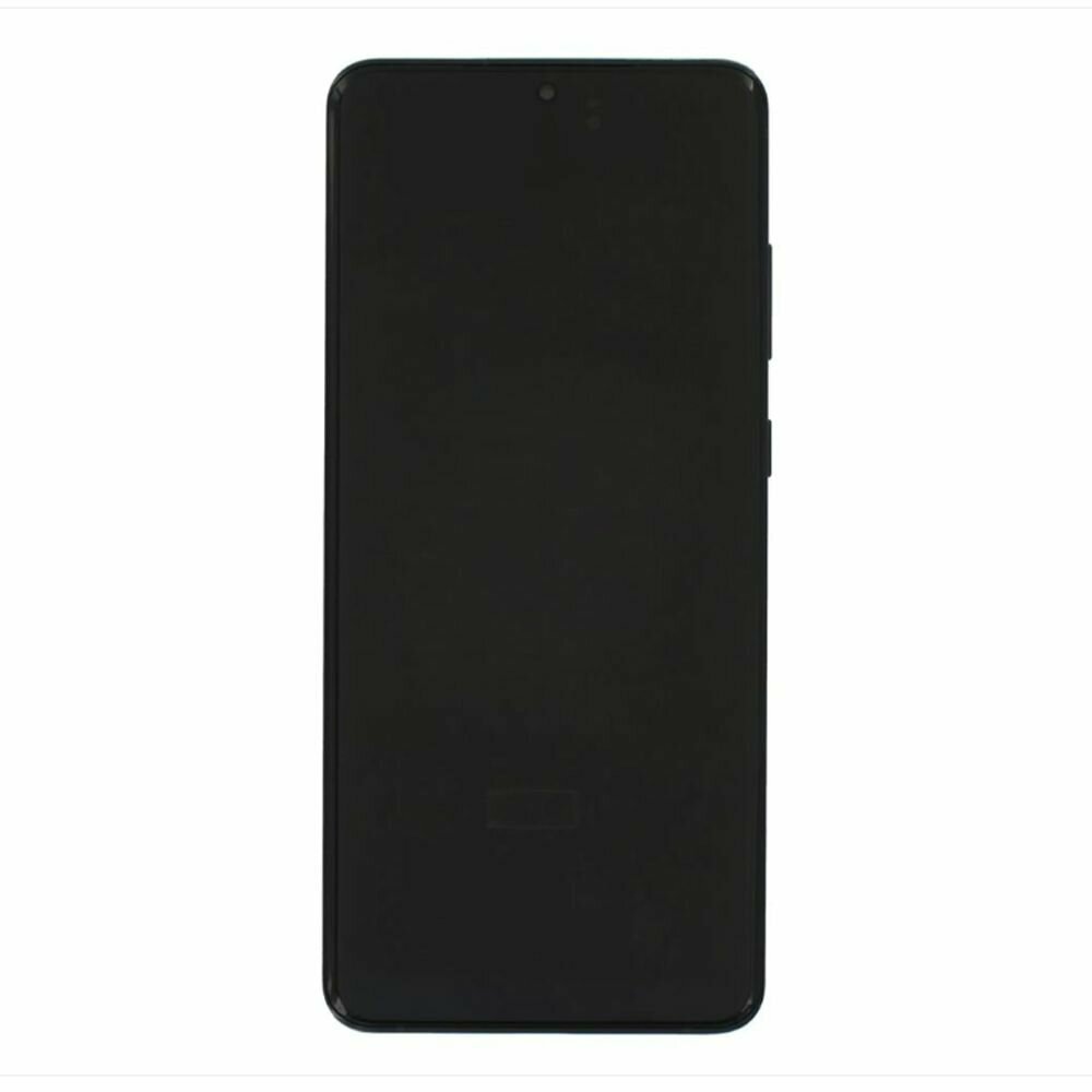 LCD дисплей для Samsung Galaxy S20 Ultra SM-G988 GH82-22327A в рамке (черный)